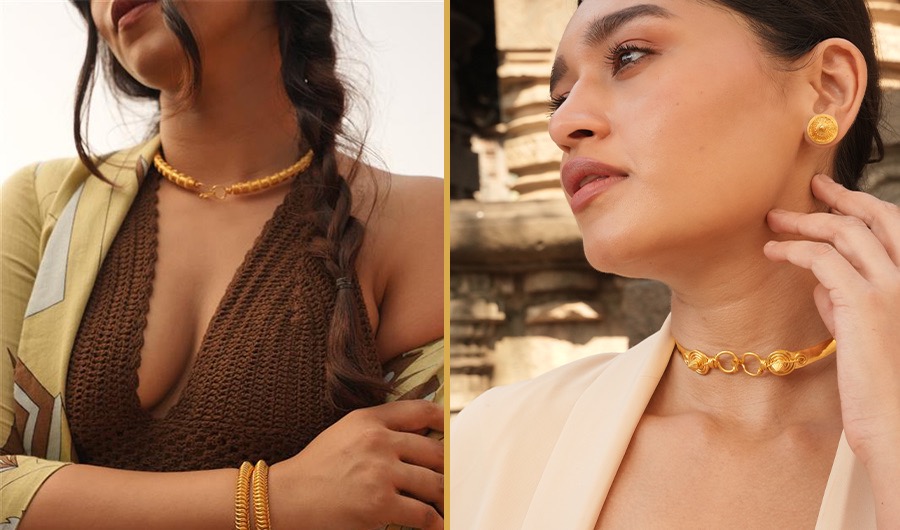 Contemporary Styling with Traditional Kolhapuri Gold Jewellery | My Gold Guide